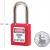 Master Lock 410 Zenex 38mm Red Safety Padlock (4 pack) | Safe.co.uk